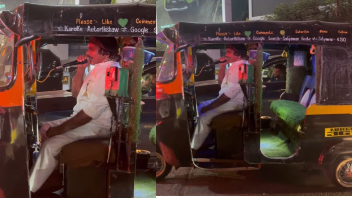 Viral Video: Mumbai auto driver turns his rickshaw to karaoke station ...