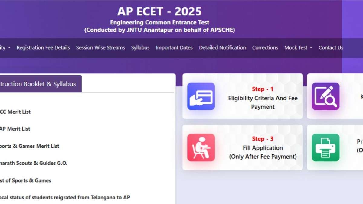 AP EAMCET 2025 notification and application form out - check Important ...
