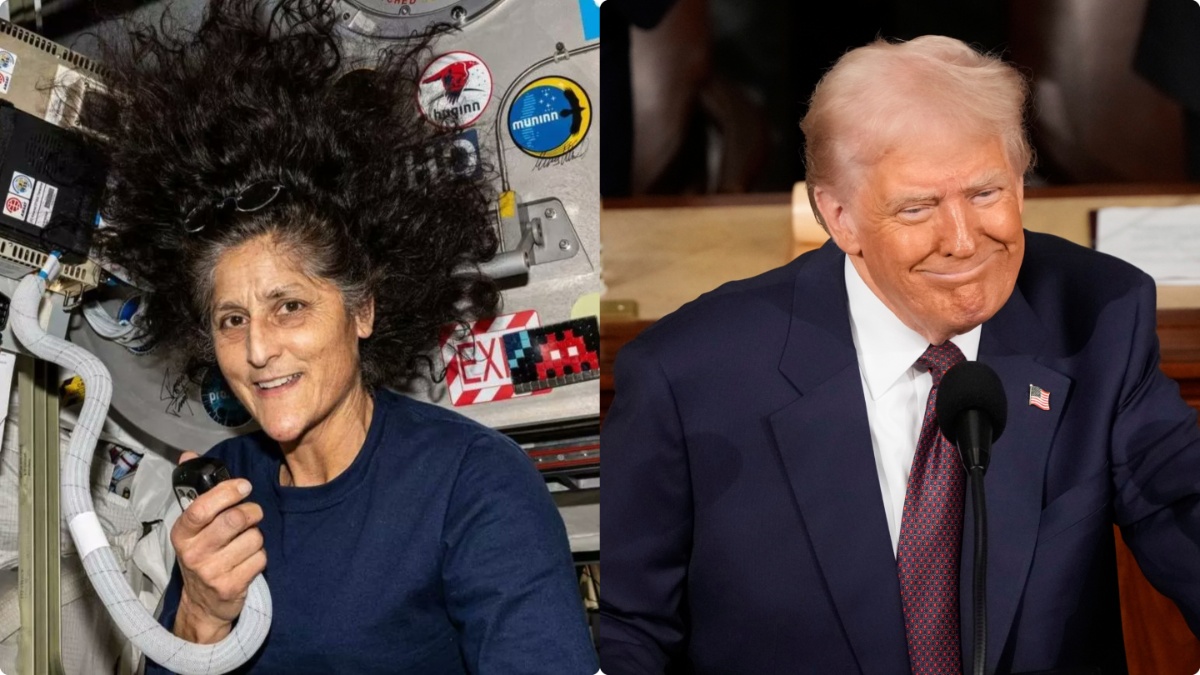 Trump on NASA stranded astronaut Sunita Williams: 'I see the woman with ...