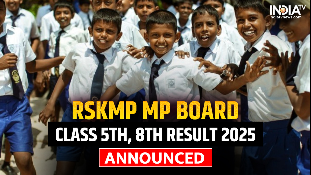 RSKMP MP Board Results 2025 for 5th, and 8th announced, direct link ...