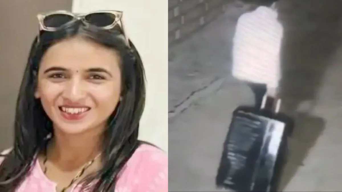 Himani Narwal murder: Video of accused dragging bag stuffed with ...