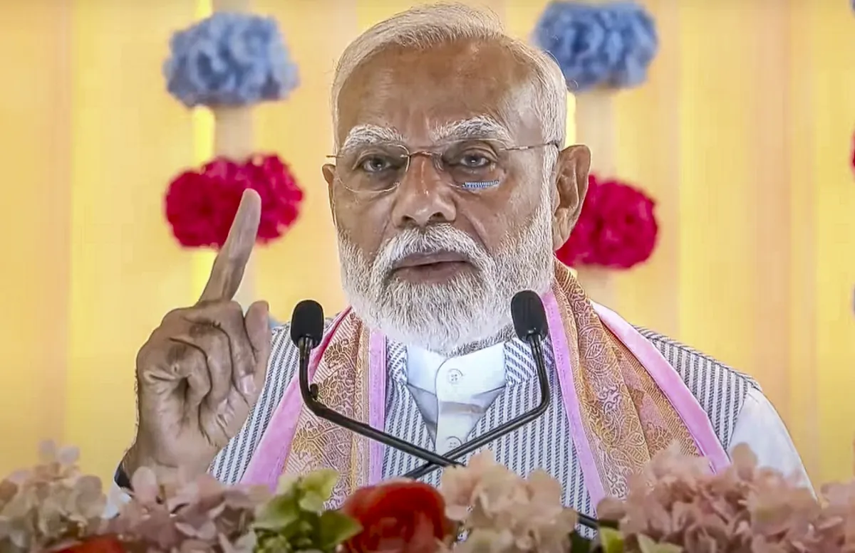 PM Modi addresses rally at Anandpur Dham in Madhya Pradesh's Ashoknagar: 'Sorrows hesitate to ...