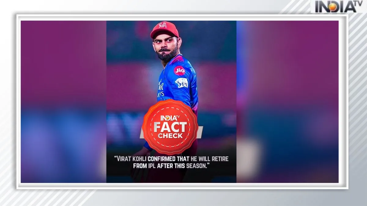 Fact Check: Will Virat Kohli retire from IPL after this season? Know truth behind the viral ...
