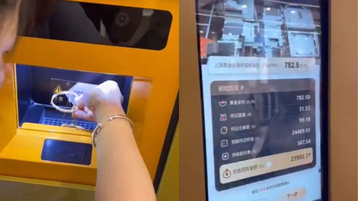 China introduces 'gold recycling ATM' that melts jewellery for instant cash, watch here ...