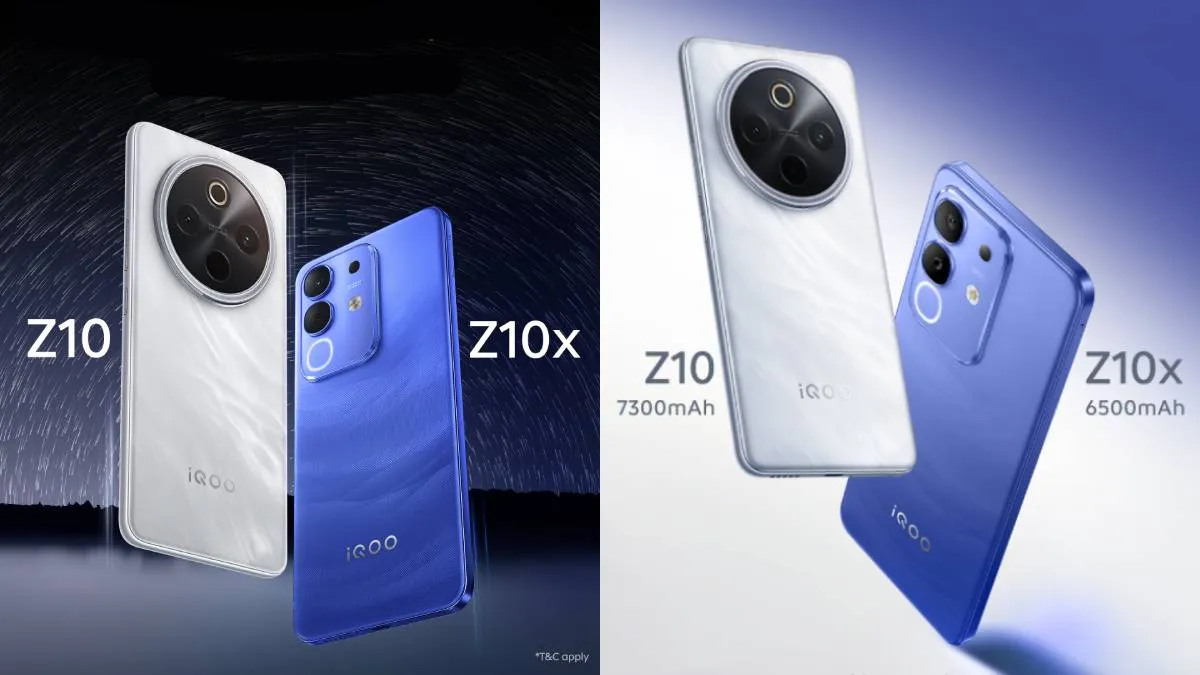 iQOO Z10, Z10x launch in India with up to 7300mAh battery starting at Rs 13,499 | Gadgets News ...