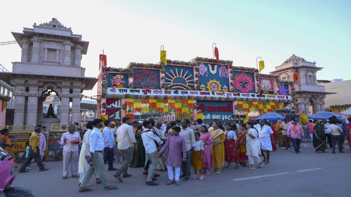 Ram Navami 2025 Traffic security arrangements in place at Ayodhya Ram Temple for grand ...