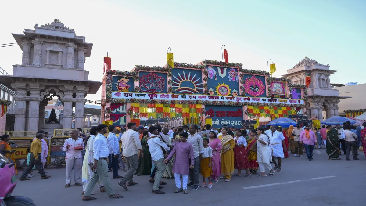 Ram Navami 2025 Traffic security arrangements in place at Ayodhya Ram Temple for grand ...