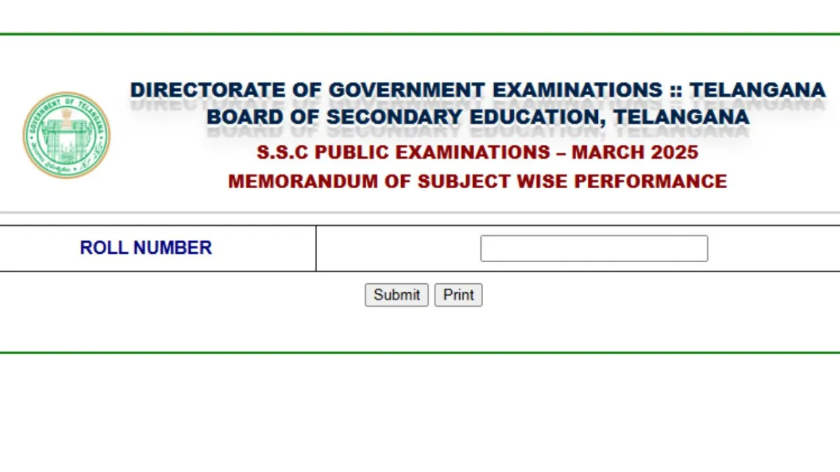 TS SSC Result 2025: BSE Telangana 10th result announced, 92.84 per cent pass, check direct link ...