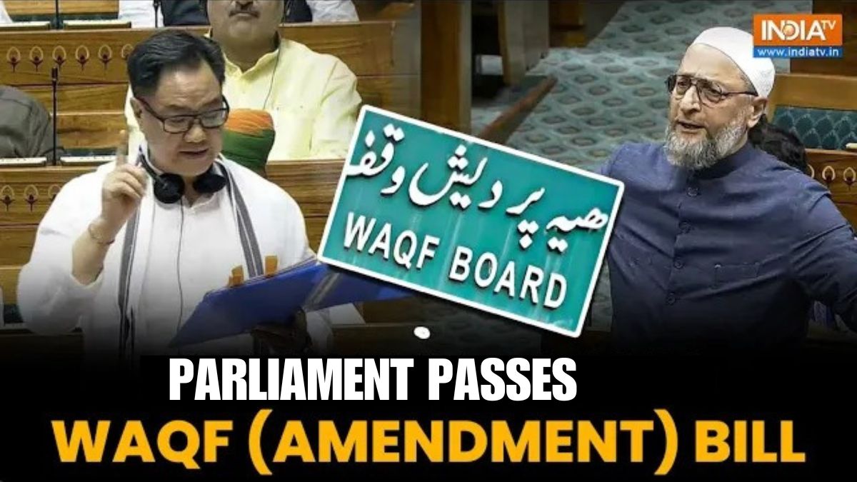 Parliament clears Waqf Amendment Bill: How will it become Act now? Know final procedure here ...