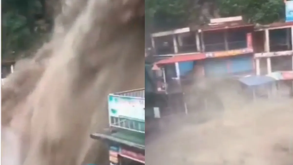WATCH: Mussorie's famous Kempty Falls turns ferocious after heavy rains ...