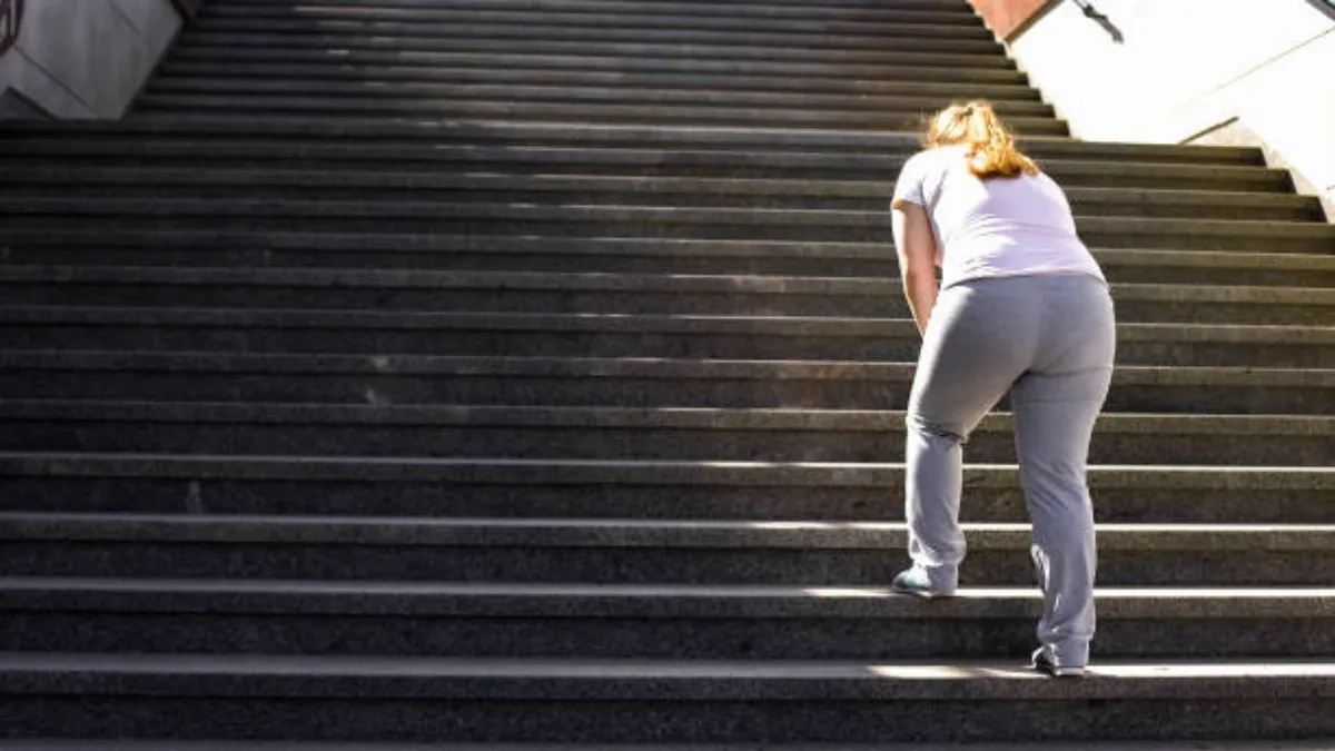 Do you feel breathless after climbing stairs? It could be an early sign ...