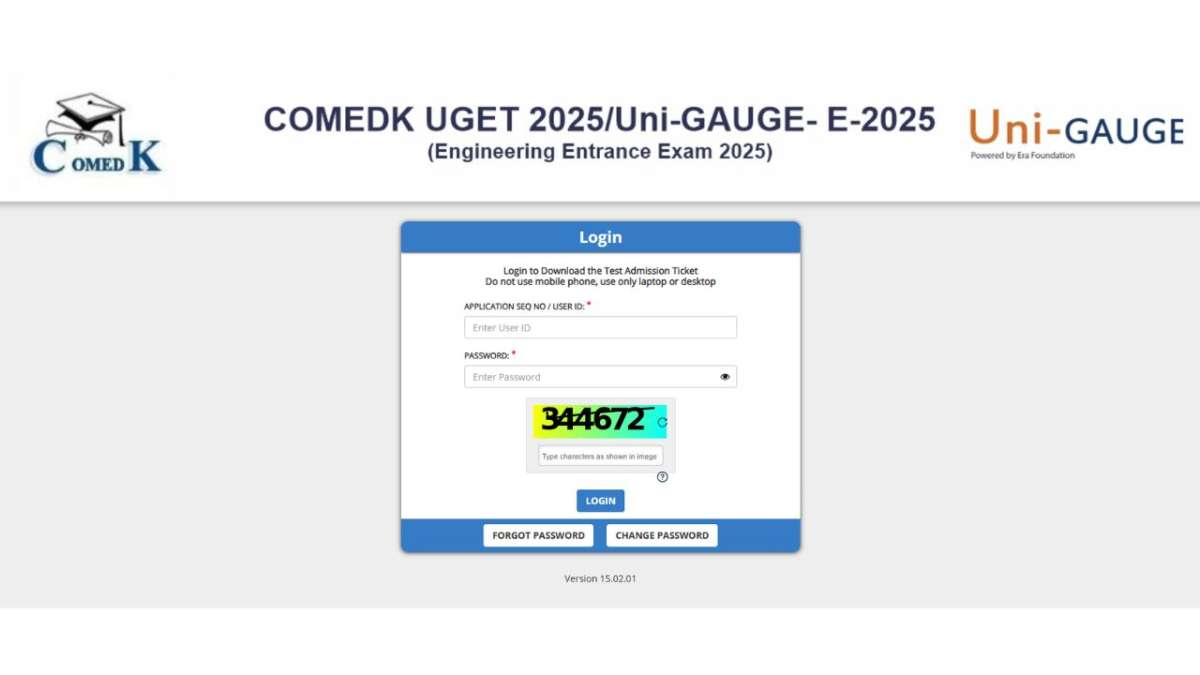 COMDEK UGET 2025 admit card out for 13 remaining cities, exam on May 25 ...