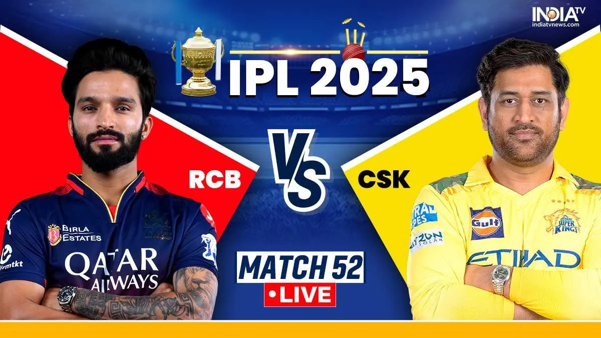 RCB vs CSK, IPL 2025 highlights: Royal Challengers Bengaluru vs Chennai ...