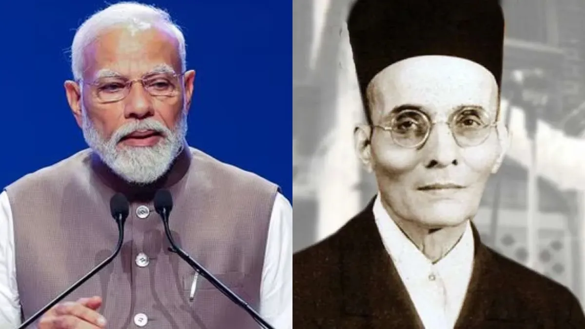PM Modi pays tribute to Savarkar on his birth anniversary: 'Grateful nation can never forget his ...