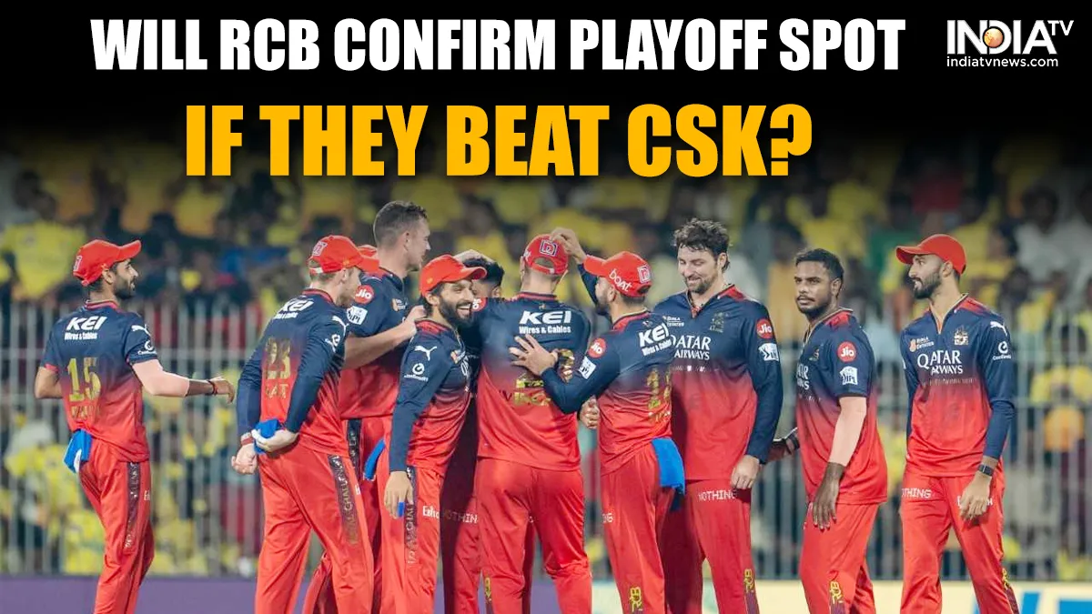 Will RCB confirm playoff qualification if they beat CSK in IPL 2025 ...