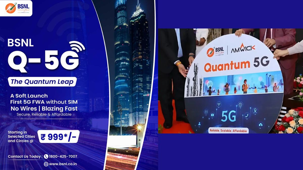 BSNL launches Q-5G FWA plans with up to 300Mbps speed: No SIM, No wires needed | Technology News ...