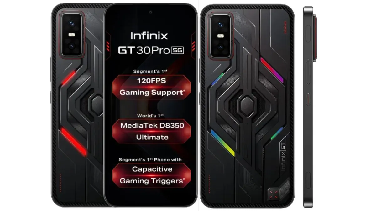 Infinix GT 30 Pro launching in India today with Dimensity 8350 and gaming triggers | Technology ...