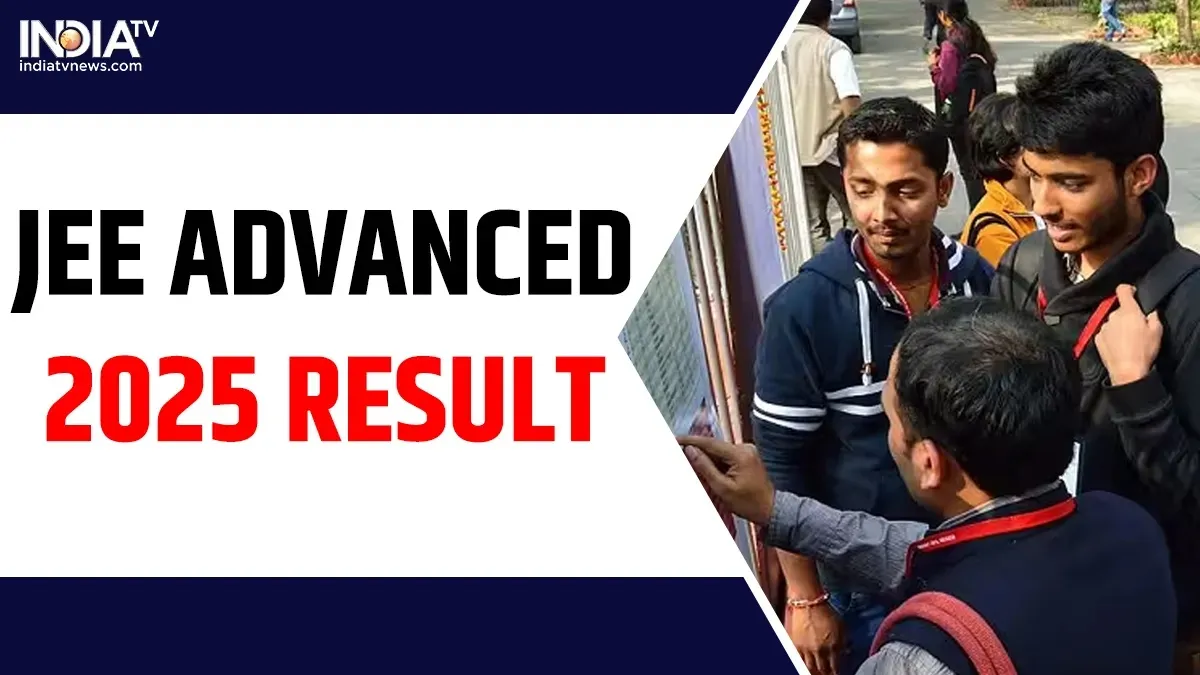JEE Advanced Result 2025 declared: Check scorecard and final answer key at jeeadv.ac.in | Exam ...