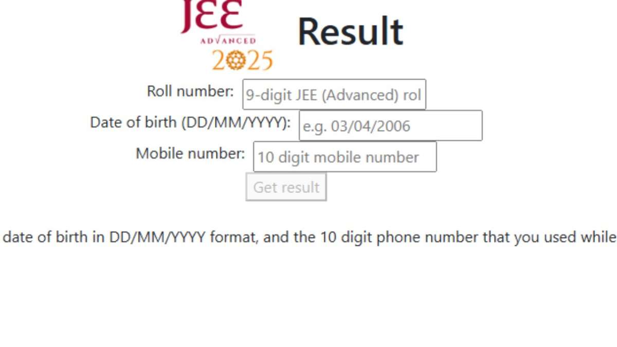 JEE Advanced 2025 Result link out: Cut-off drops by 35 marks, check ...