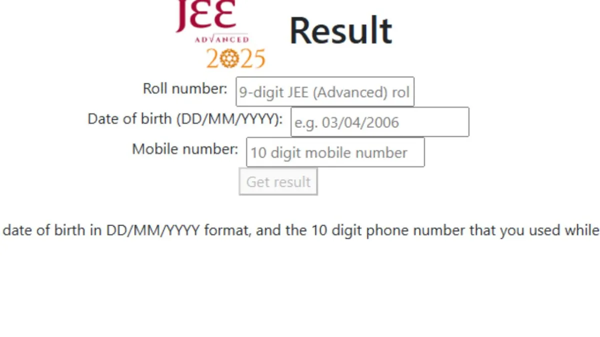 JEE Advanced 2025 Result link out: Cut-off drops by 35 marks, check ...