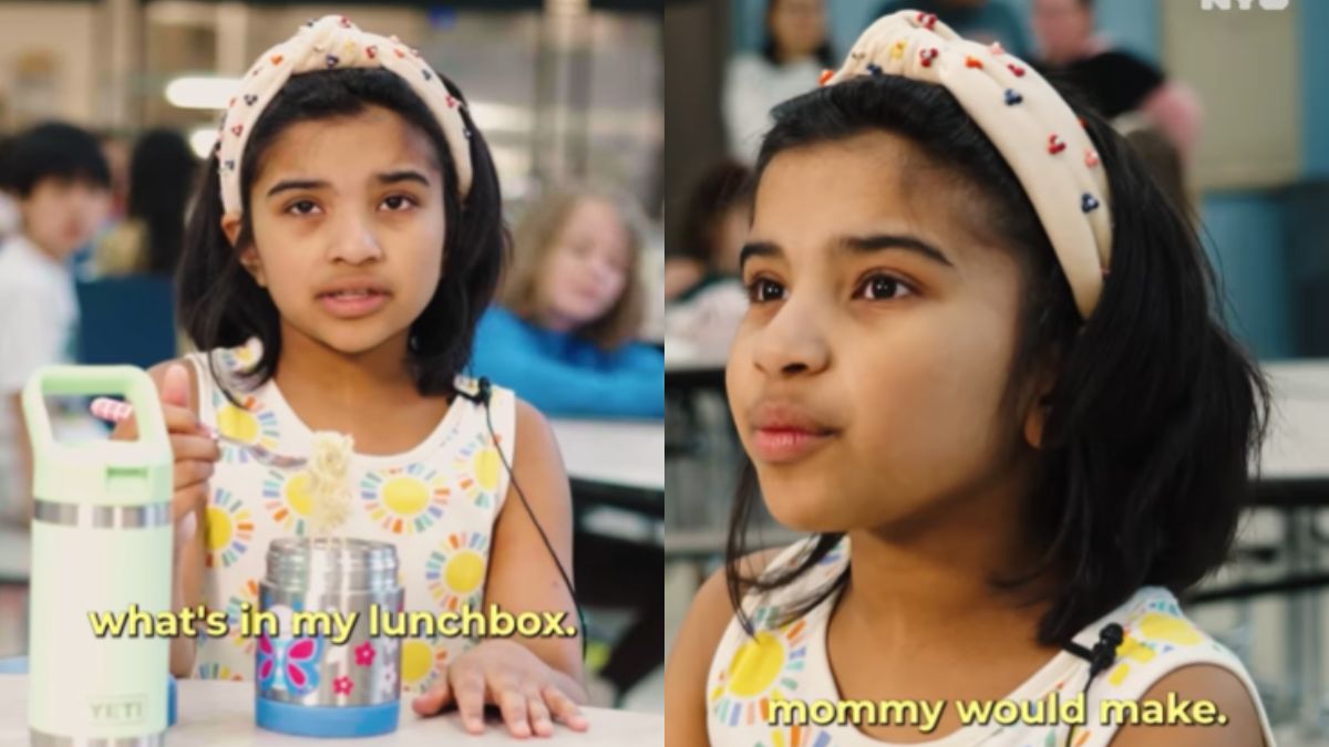Video of Indian-origin girl enjoying Maggi noodles for lunch at NYC ...