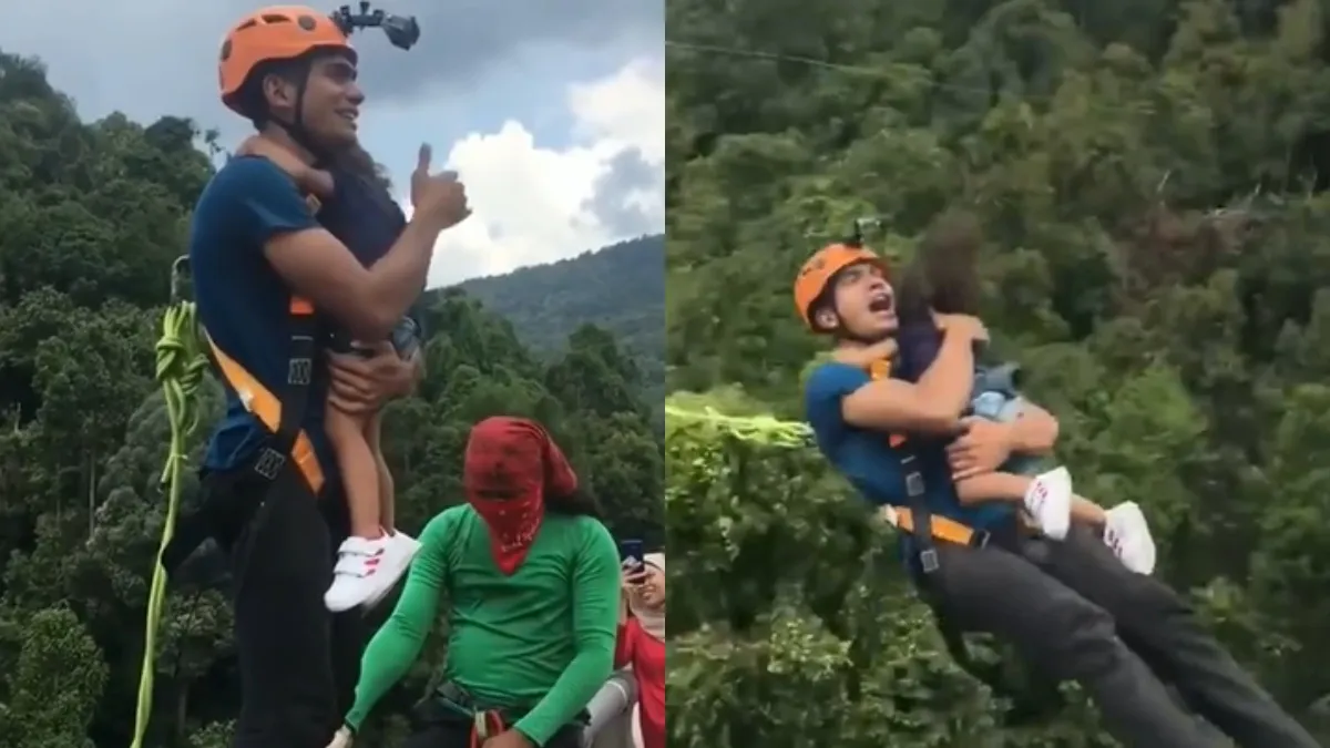 Malaysian reality star's old video of jumping off 200-foot bridge ...