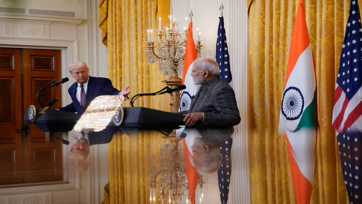Trump praises PM Modi as 'fantastic', reiterates his own claim on India ...