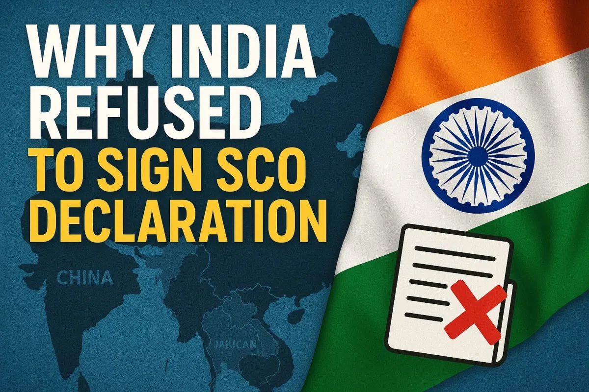Why India refused to sign SCO declaration | World News – India TV