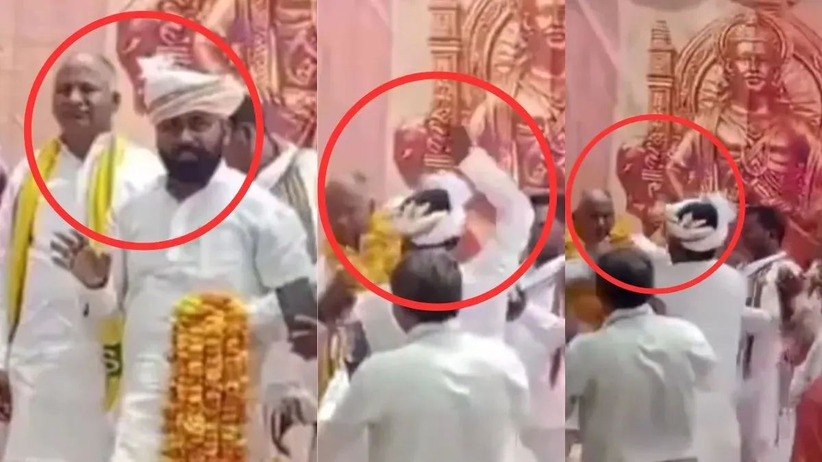 Uttar Pradesh Party worker slaps SSP chief Mahendra Rajbhar multiple ...