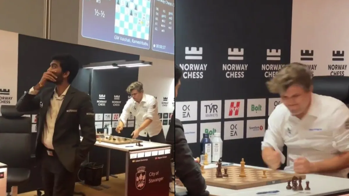 Norway Chess: Gukesh beats Magnus Carlsen for first time in classical game, World No.1 slams ...