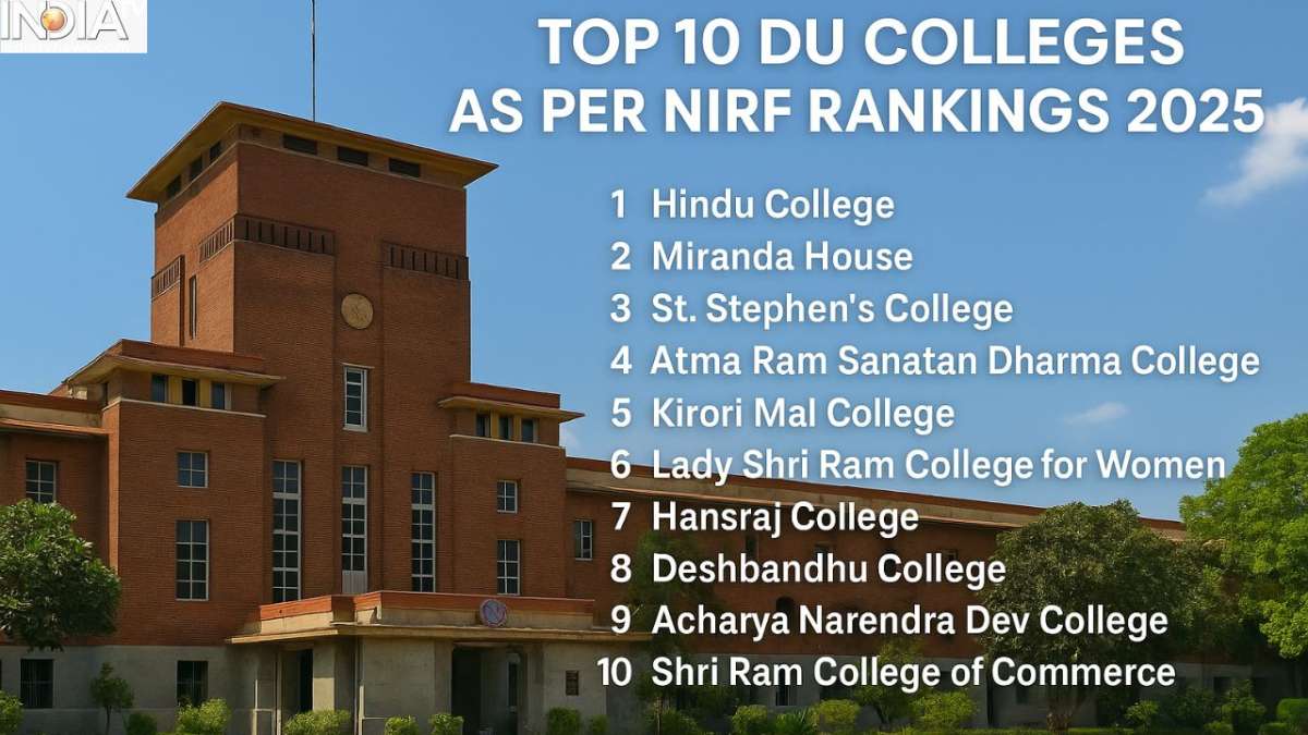 Top 10 DU colleges as per NIRF rankings 2025 – Full list here | Higher-studies News – India TV