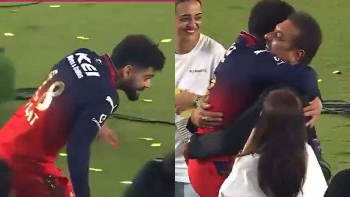 Virat Kohli runs and jumps to hug Ravi Shastri after maiden IPL trophy ...
