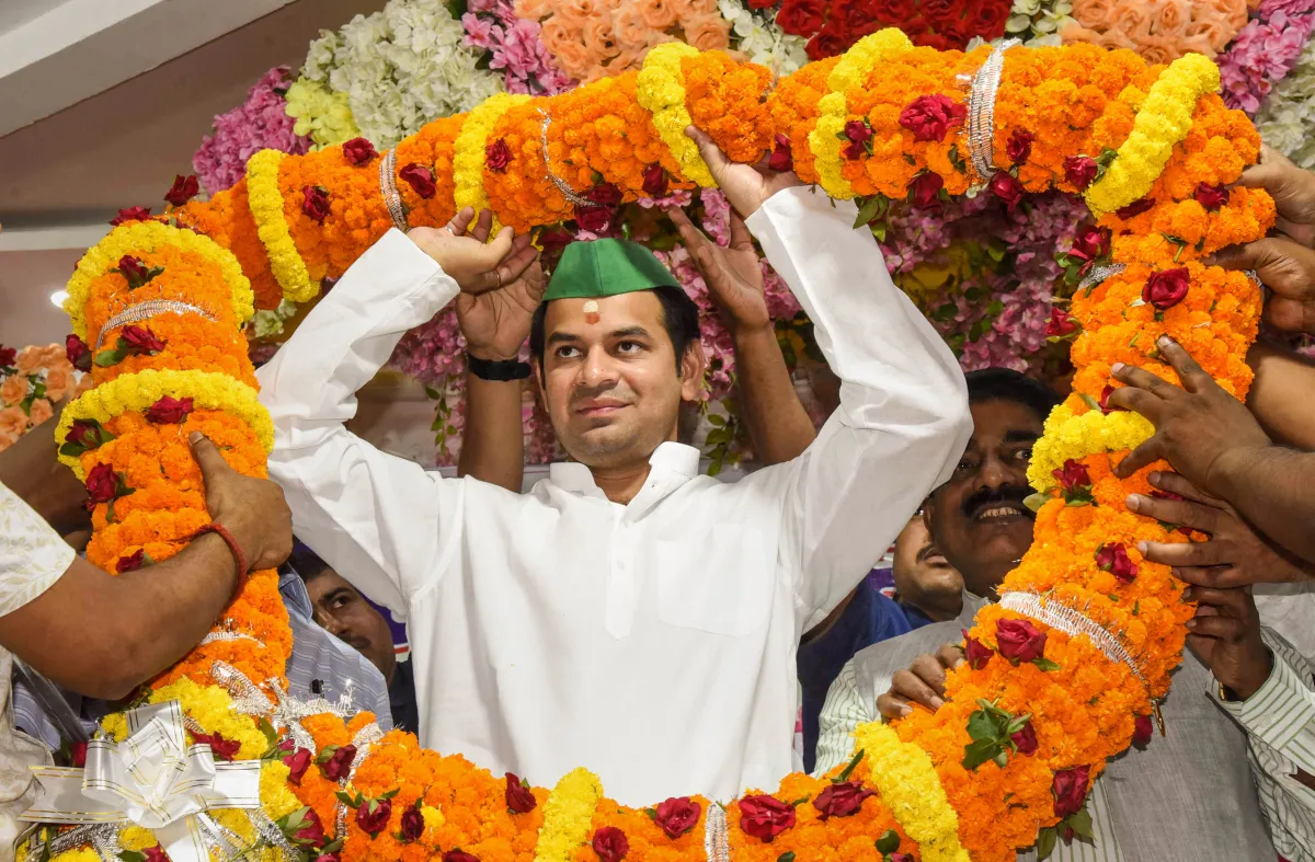 Bihar Elections 2025: Tej Pratap Yadav, Lalu Prasad's elder son, booked for MCC violation ...