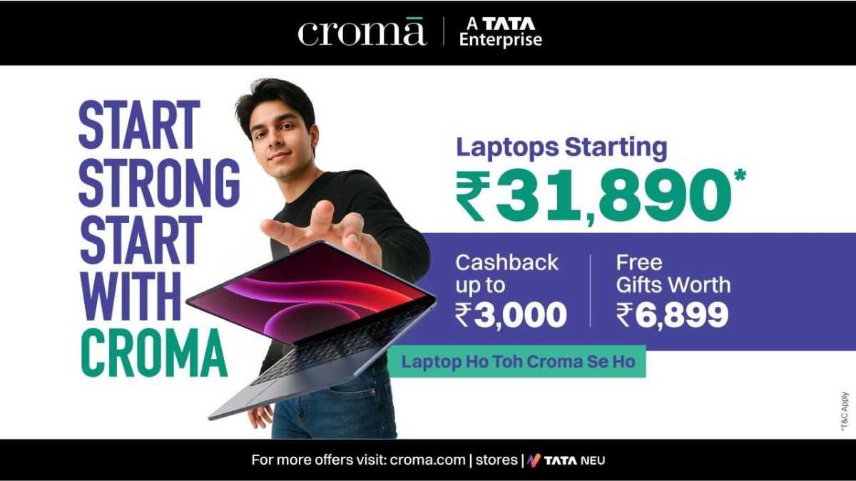 Croma's Mega Student Sale is live: Buy AI laptops, tablets and MacBooks ...