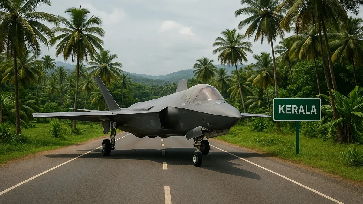 Jet Set Stay Stranded British Navy F 35B fighter plane turns accidental ...