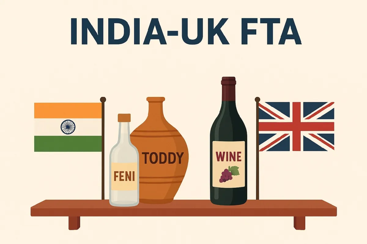 India-UK FTA: Goa's feni, Kerala's toddy, Nashik's wines now to find ...