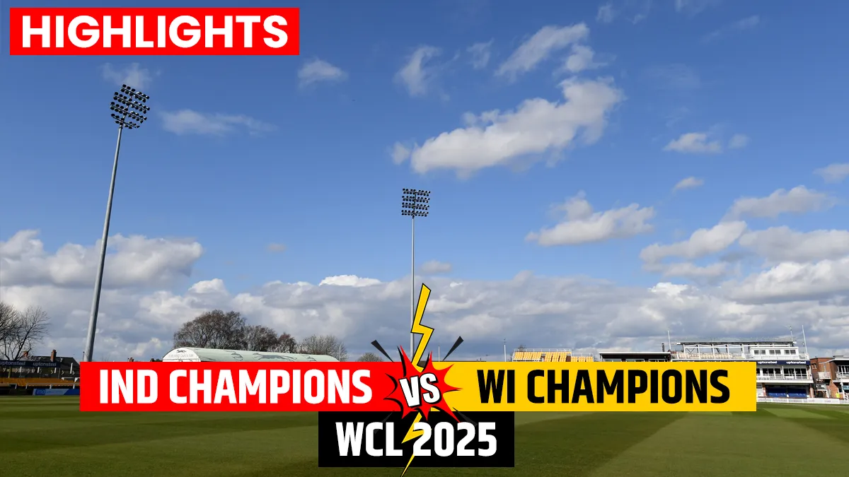 IND C vs WI C WCL 2025 Live score: India Champions vs West Indies ...