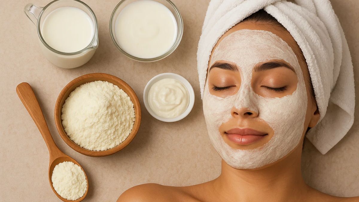 Milk powder face packs for glowing skin | Beauty News – India TV