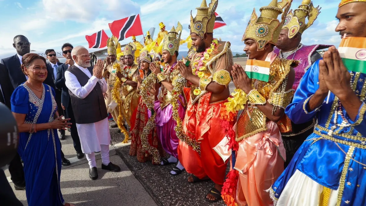 PM Modi receives historic welcome in Trinidad and Tobago, to be ...