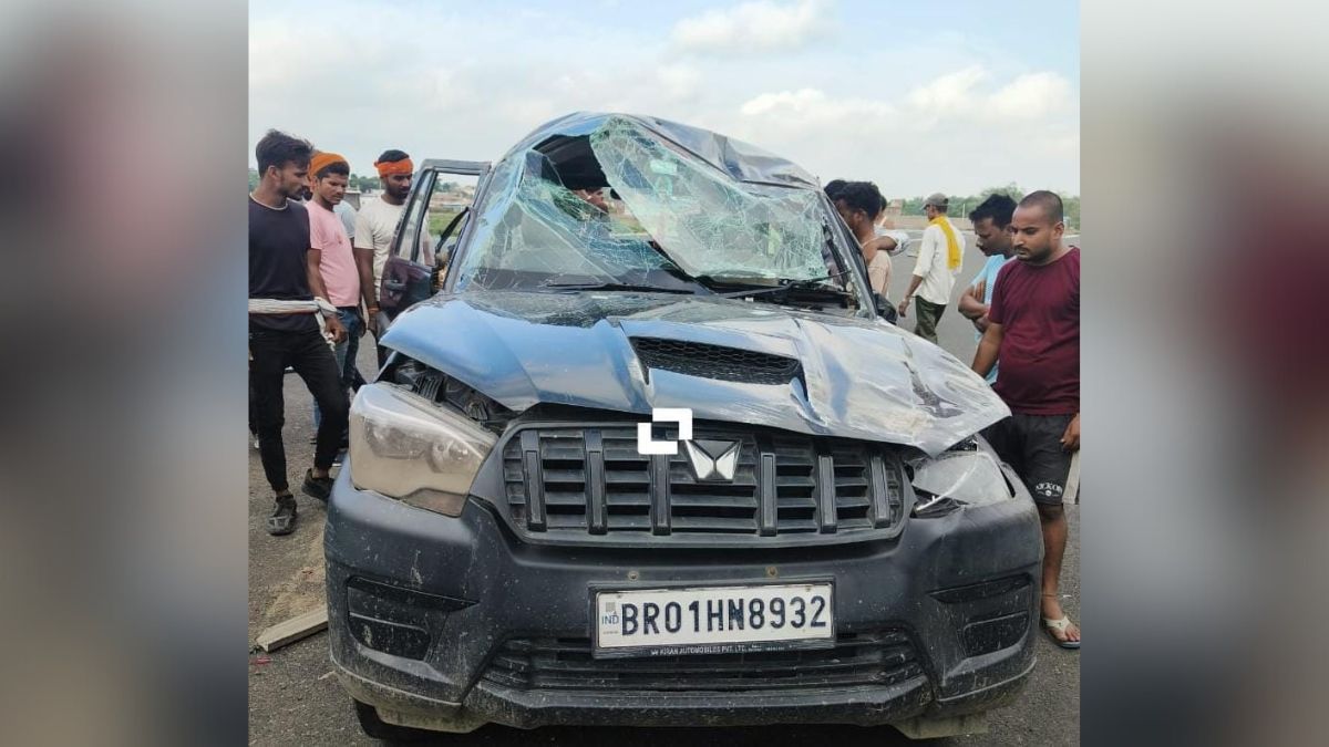 Saharsa airstrip turns into stunt zone: Four injured as SUV overturns ...