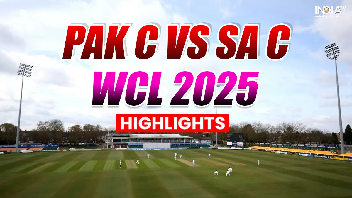 PAK C vs SA C WCL 2025 Live score: Pakistan Champions vs South Africa ...