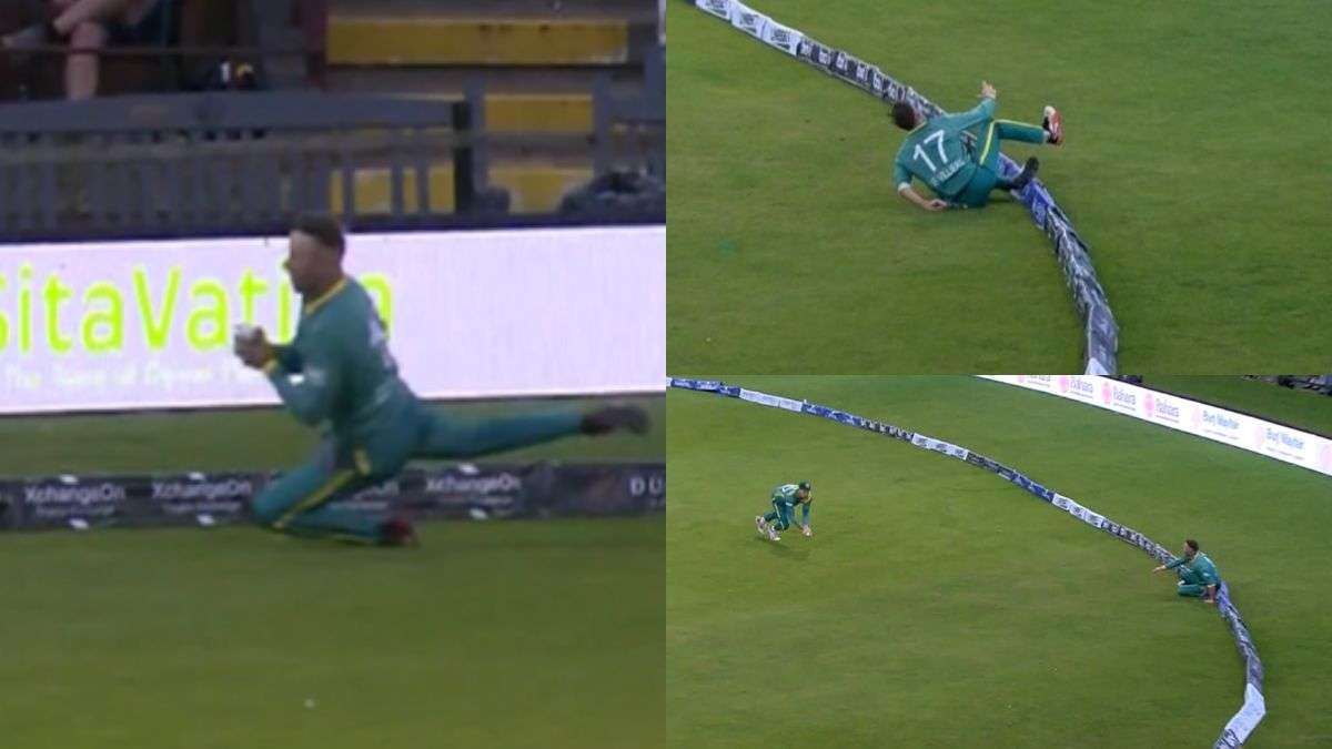 WATCH: Sensational AB de Villiers leads tag-team catch on boundary amid comfortable win for SA ...