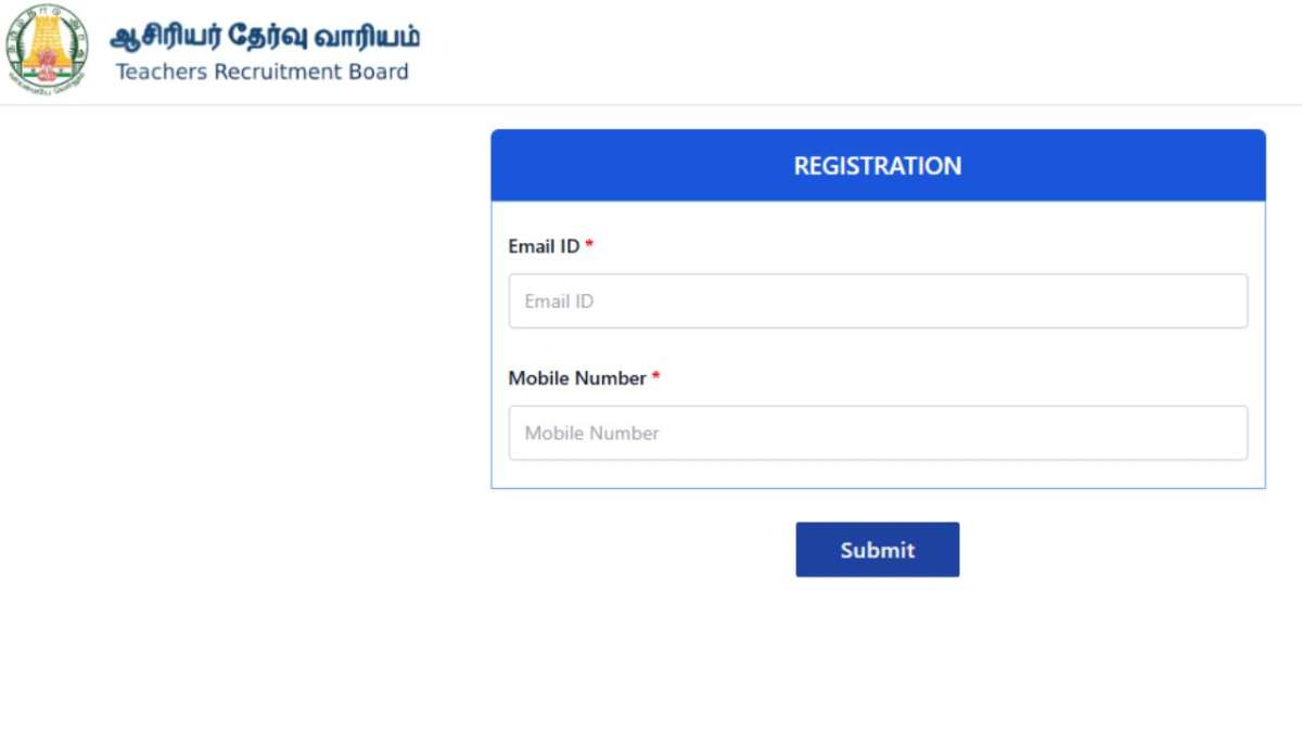 TN TRB Recruitment 2025: Registration begins for 1,996 vacancies, check ...
