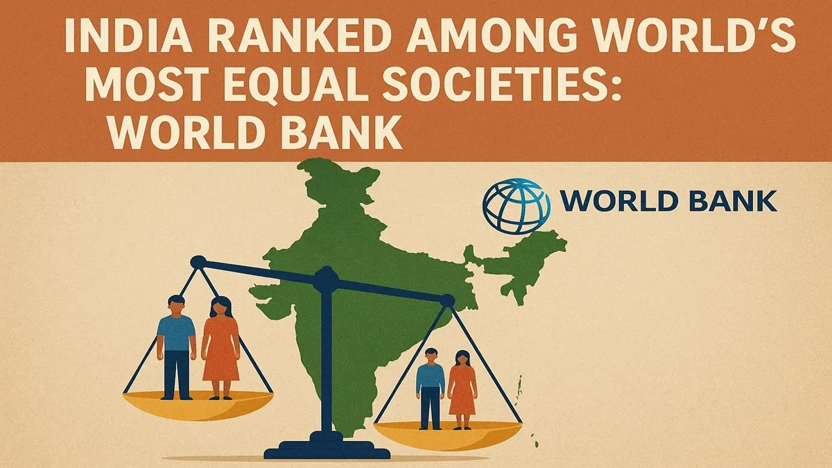 India ranked among world's most 'equal' societies: World Bank | Check ...