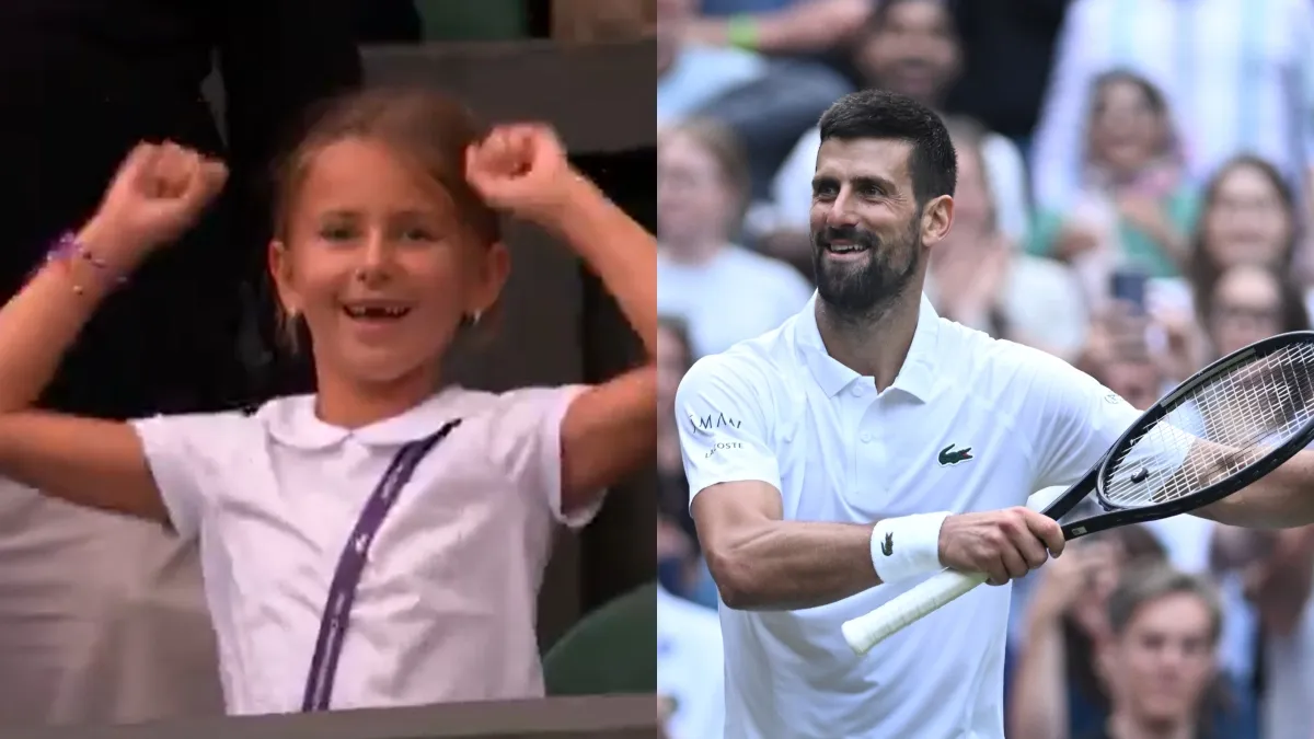 Novak Djokovic's daughter wins hearts after imitating her father's ...