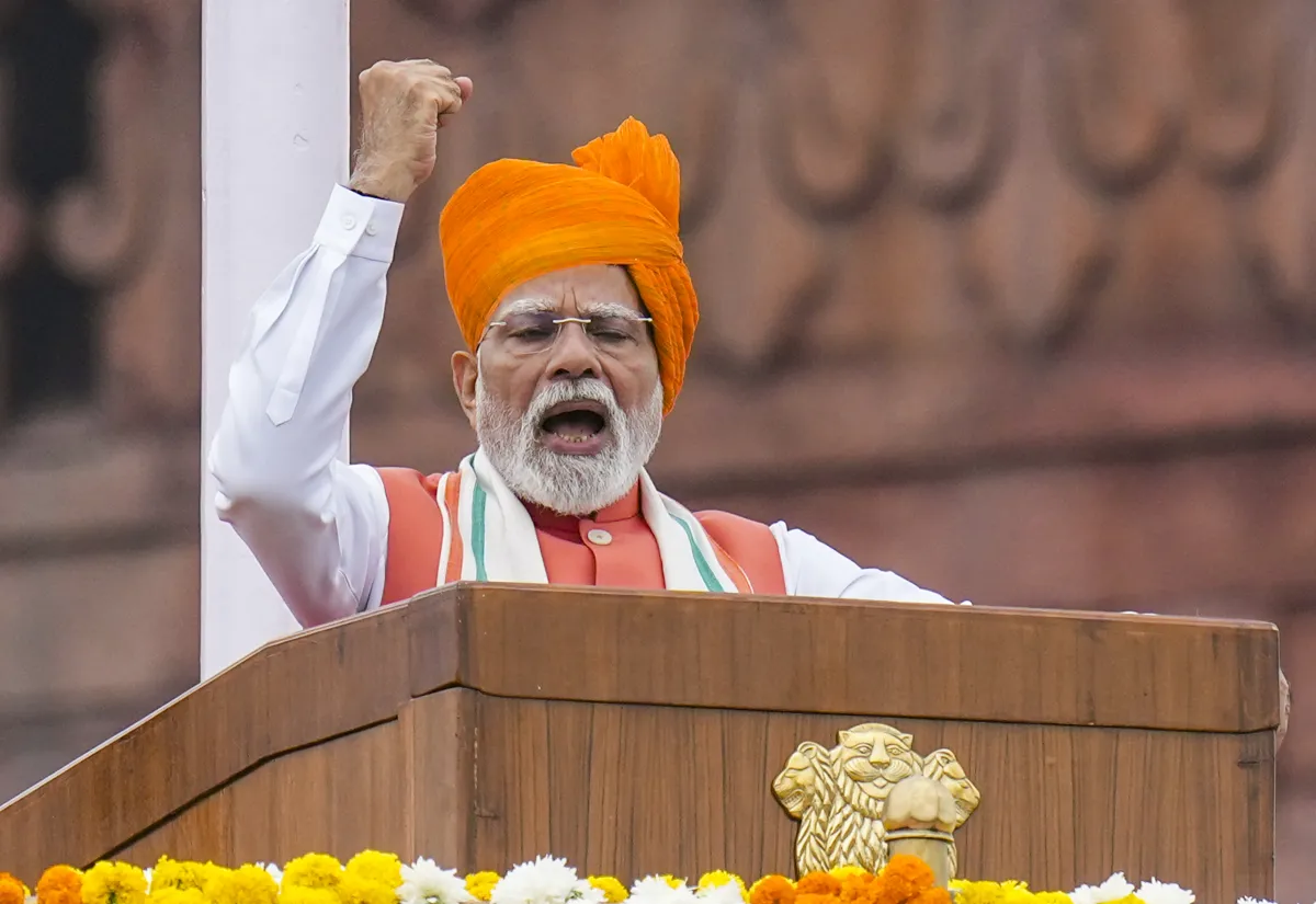 Stern message to Trump, GST reforms and a warning to India's foes: PM ...