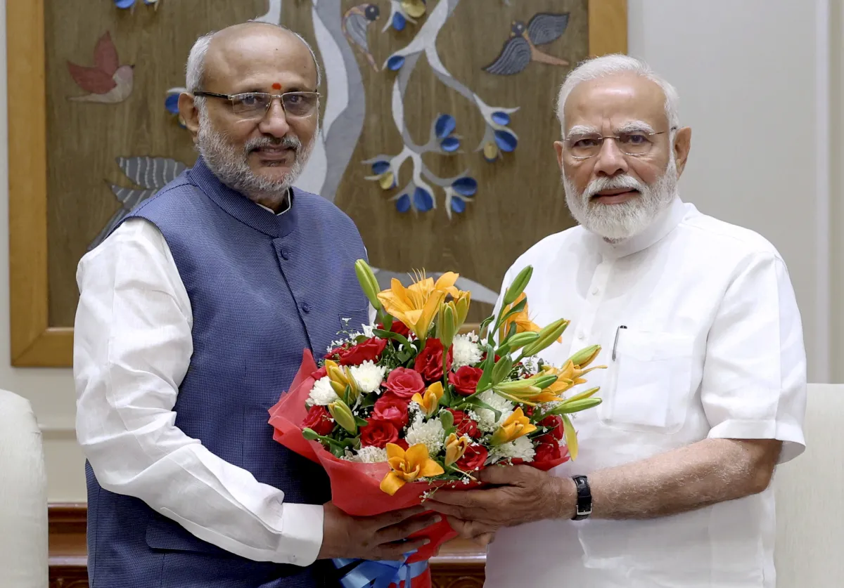 PM Modi meets VP candidate CP Radhakrishnan: 'His long years of public service will enrich India ...