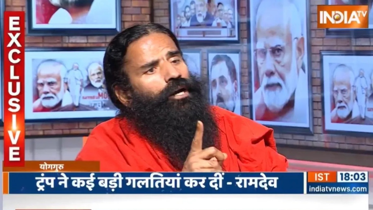 Baba Ramdev urges all to boycott American products as Trump's 50% ...