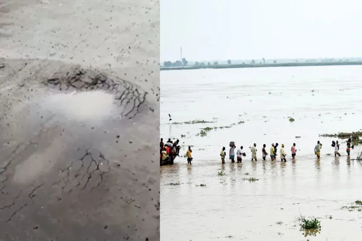 Heavy rain triggers orange alert across Bihar: Rivers swell, low-lying ...