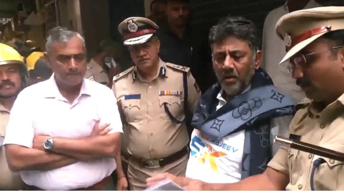 Bengaluru fire: Dy CM Shivakumar vows action after blaze kills 5 ...